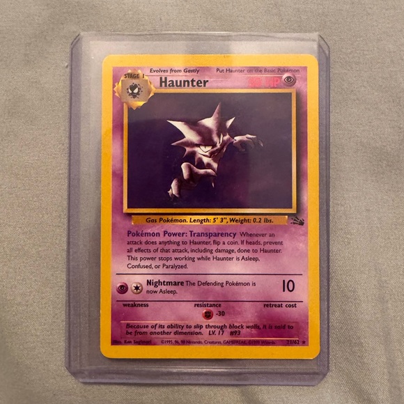 Pokemon | Games | Haunter Pokmon Card | Poshmark